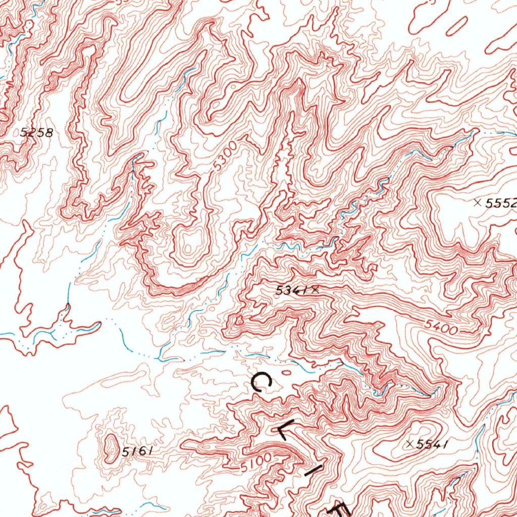 Rock Head, AZ (1969, 24000-Scale) Map by United States Geological ...
