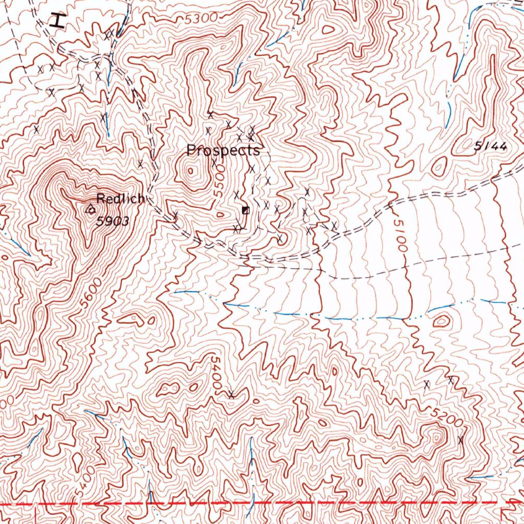 Rock Hill, NV (1968, 24000-Scale) Map by United States Geological ...