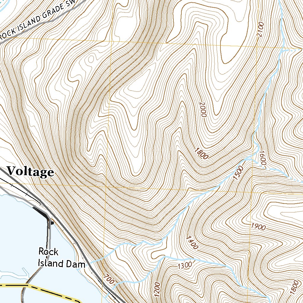 Rock Island Dam, WA (2020, 24000-Scale) Map by United States Geological ...