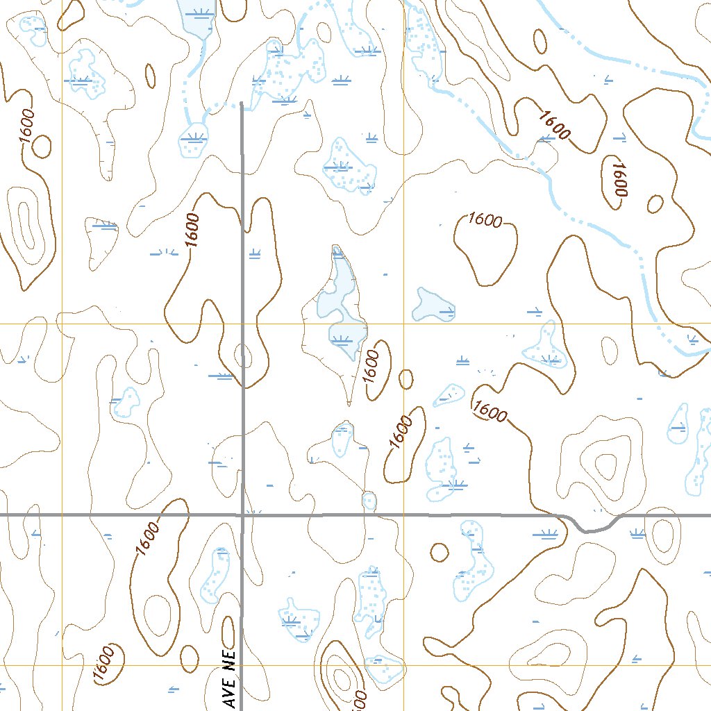 Rock Lake NE, ND (2020, 24000-Scale) Map by United States Geological ...