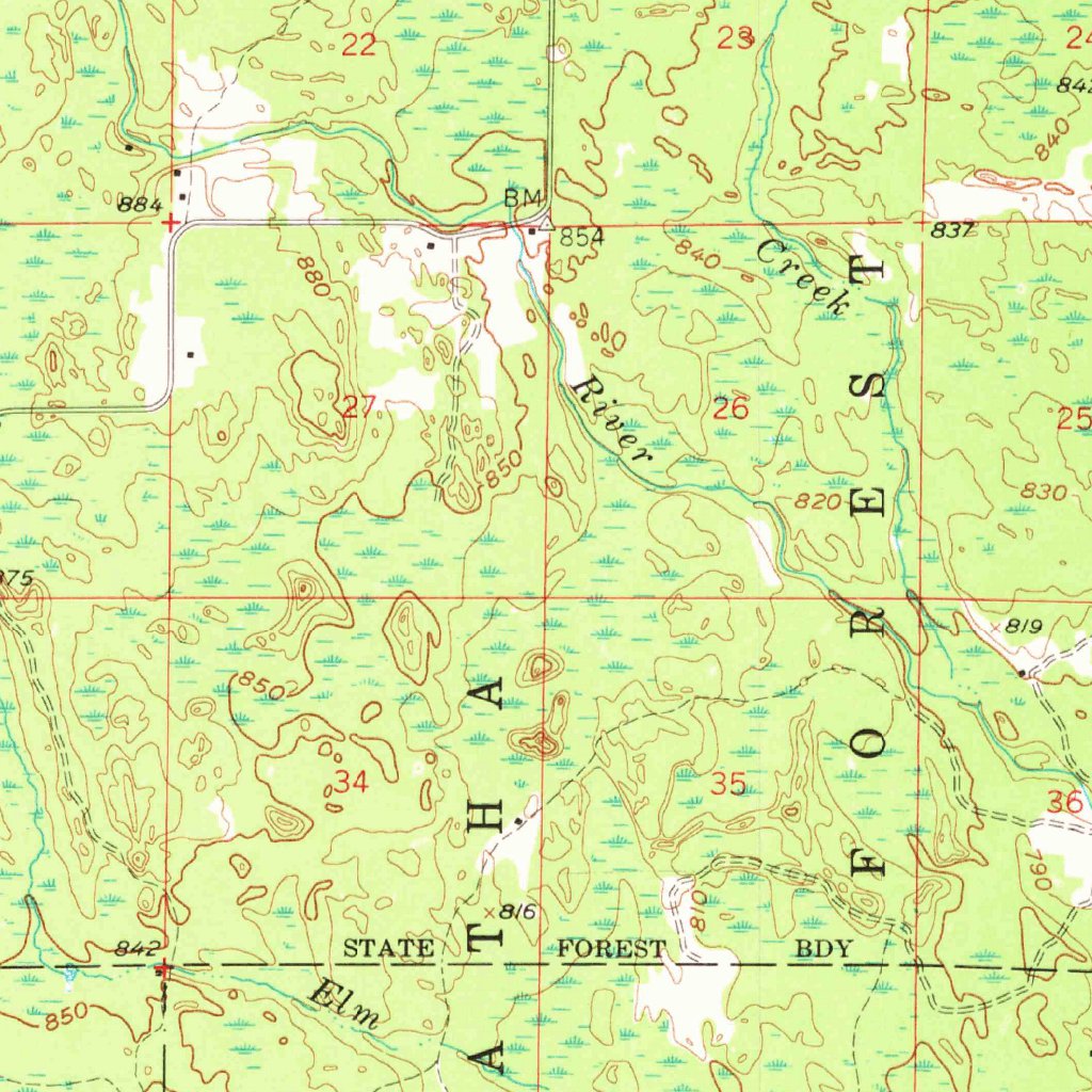 Rock, MI (1958, 62500-Scale) Map by United States Geological Survey ...