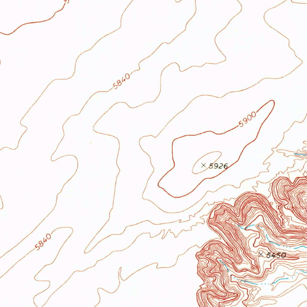 Rock Point SW, AZ (1968, 24000-Scale) Map by United States Geological ...