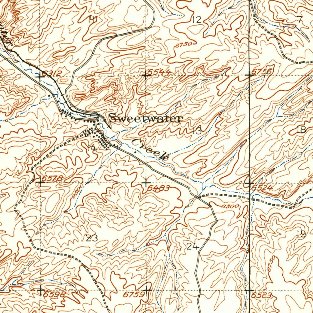 Rock Springs, WY (1908, 62500-Scale) Map by United States Geological ...
