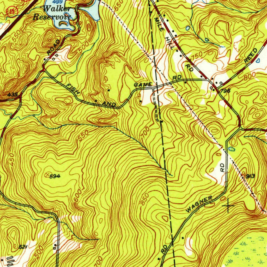 Rockville, CT (1953, 31680-Scale) Map by United States Geological ...