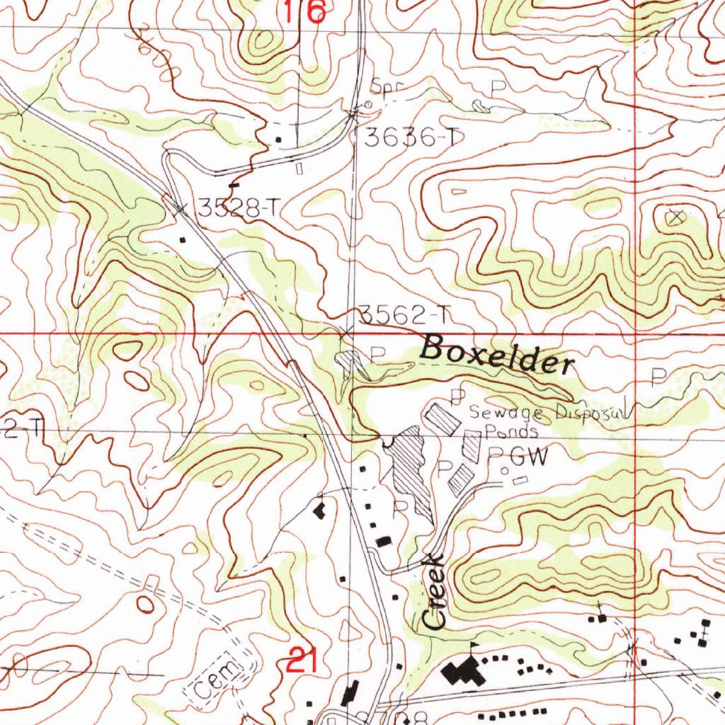 Rocky Boy, MT (1984, 24000-Scale) Map by United States Geological ...