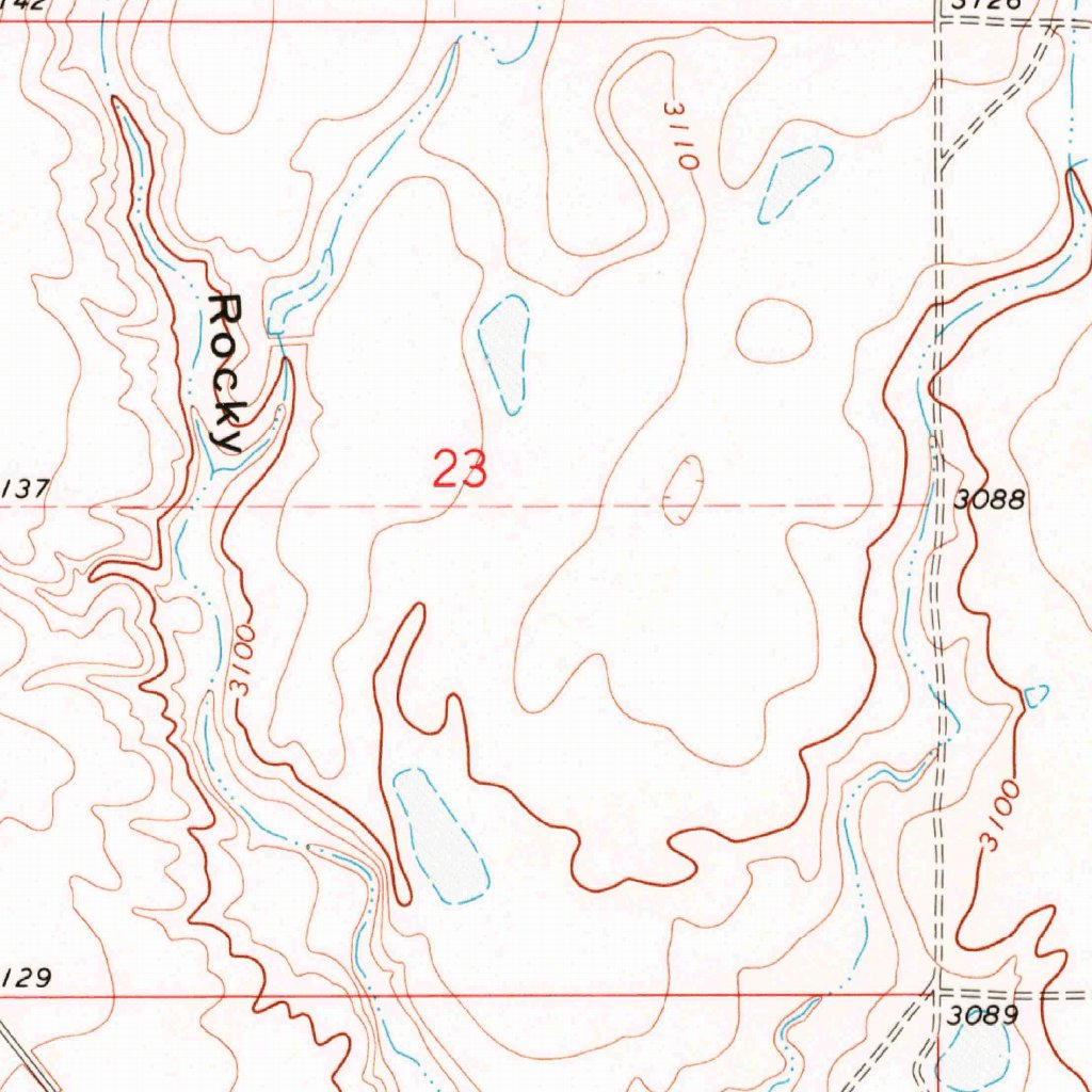 Rocky Coulee, MT (1970, 24000-Scale) Map by United States Geological ...