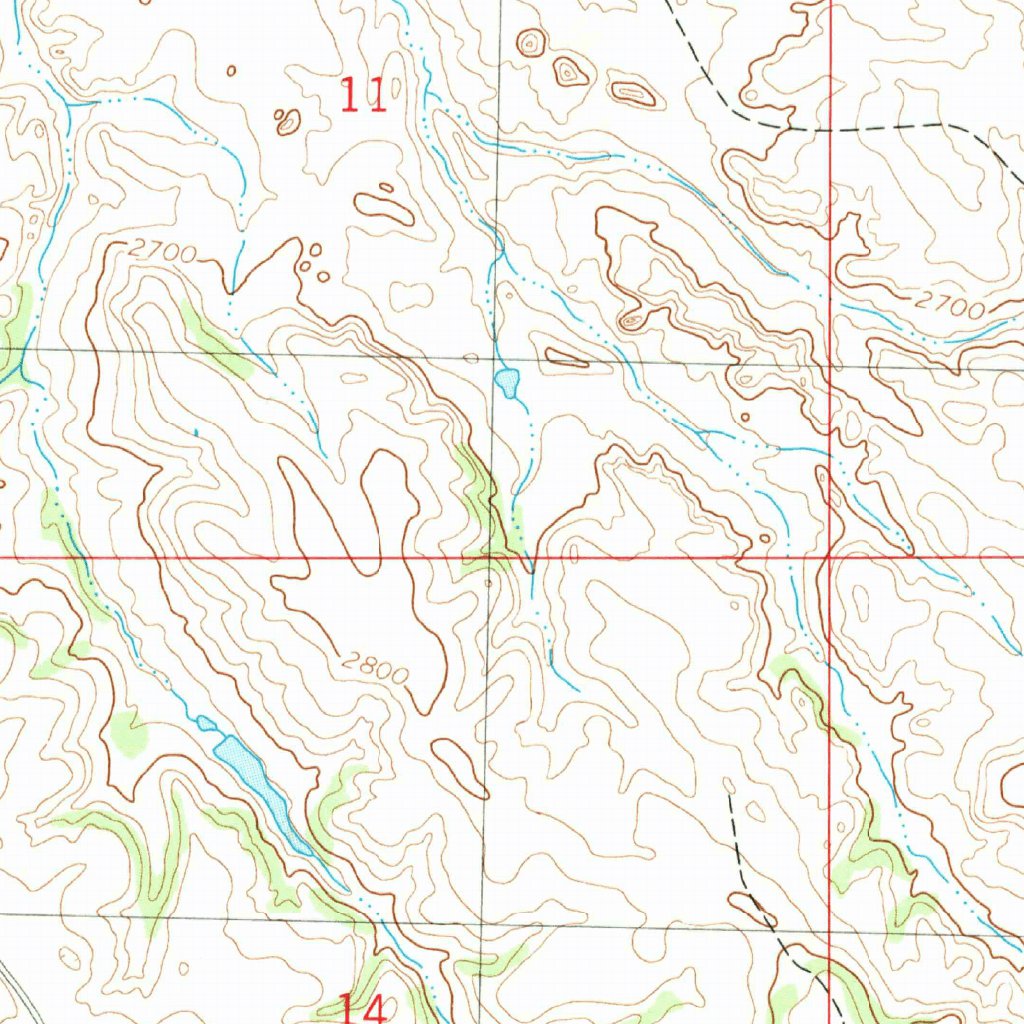 Rocky Ridge South, ND (1982, 24000-Scale) Map by United States ...