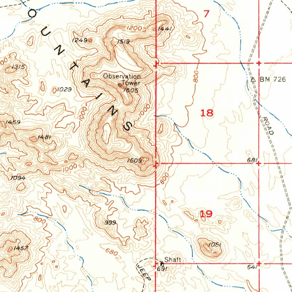 Roll, AZ (1955, 62500-Scale) Map by United States Geological Survey ...