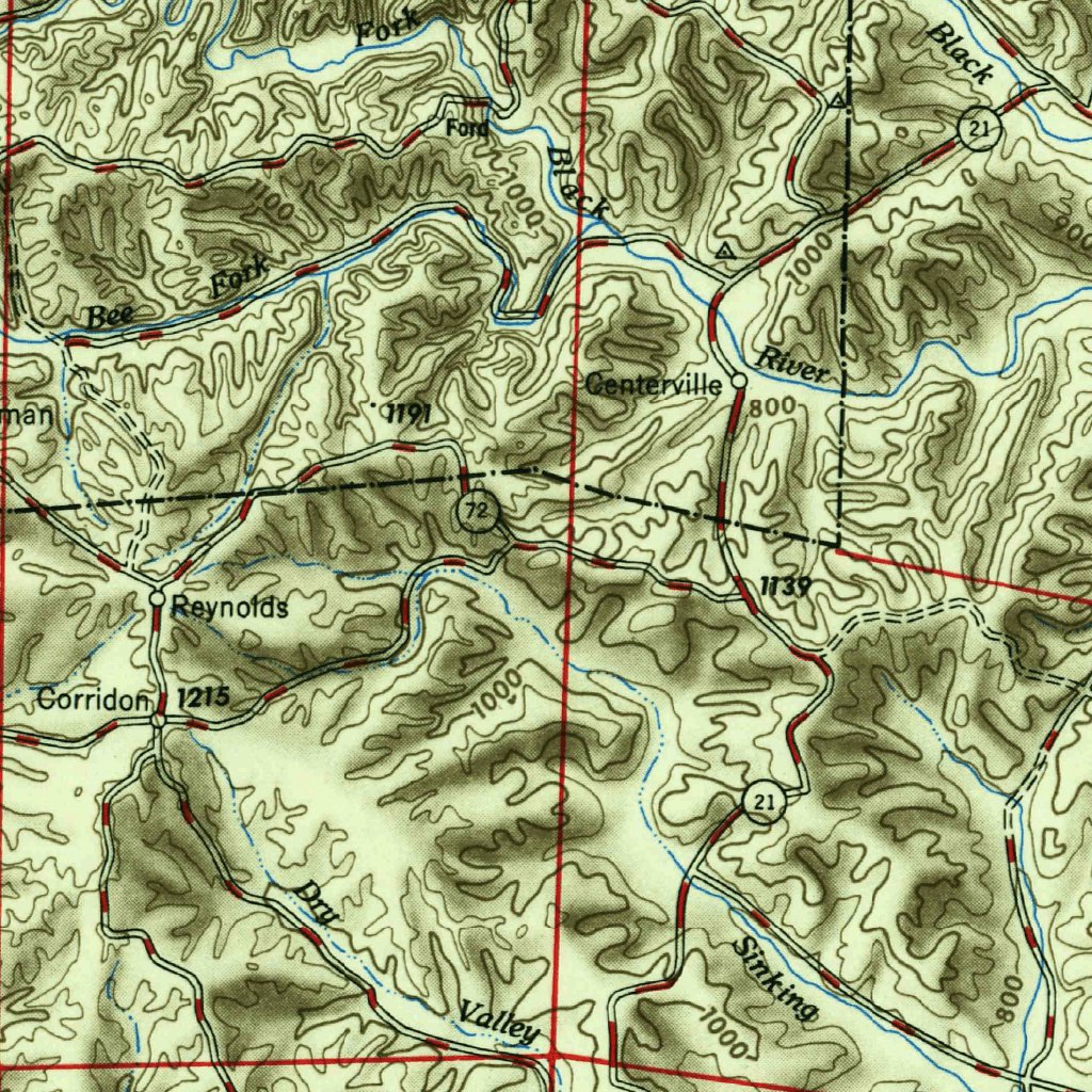 Rolla, MO-IL (1953, 250000-Scale) Map by United States Geological ...