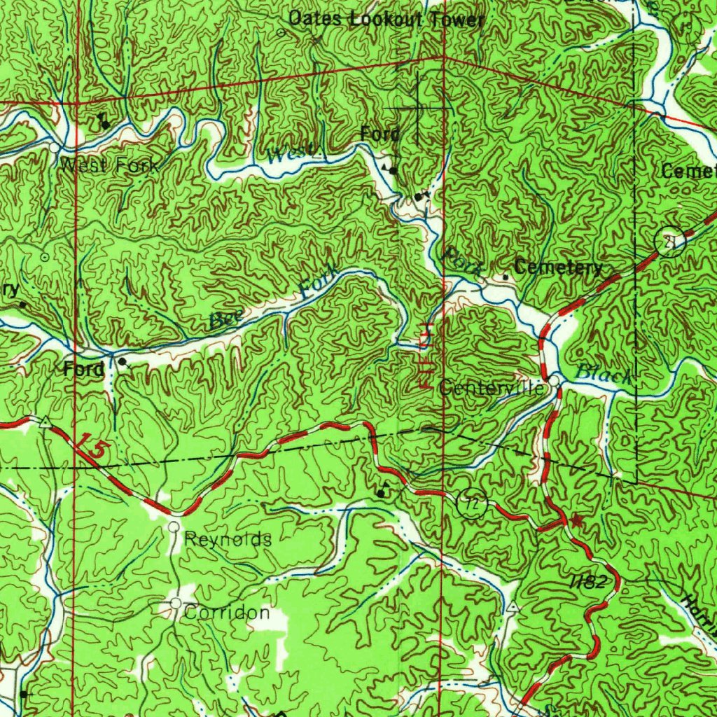 Rolla, MO-IL (1966, 250000-Scale) Map by United States Geological ...