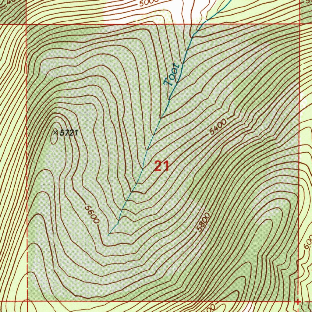 Roman Nose, ID (1996, 24000-Scale) Map by United States Geological ...