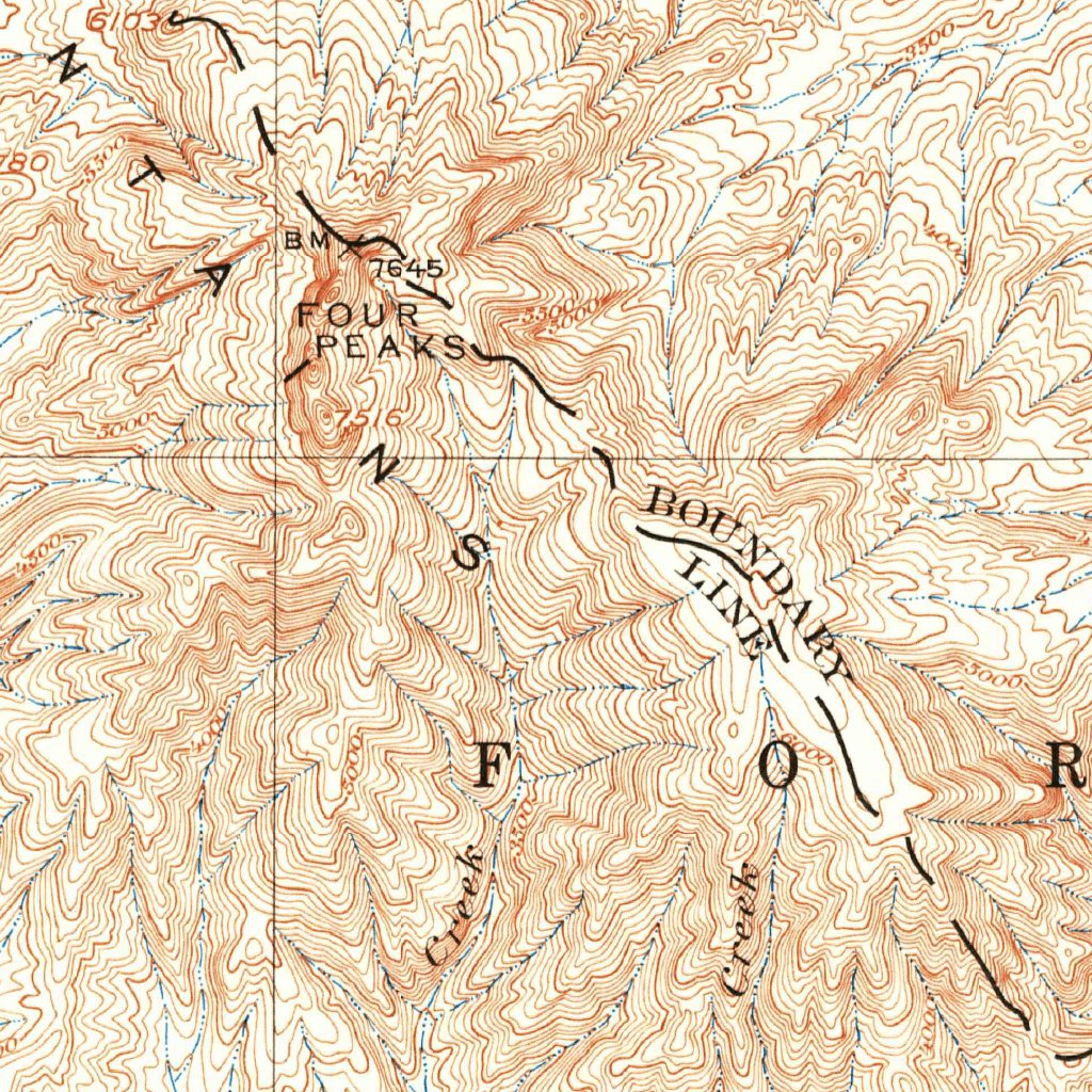 Roosevelt, AZ (1907, 125000-Scale) Map by United States Geological ...