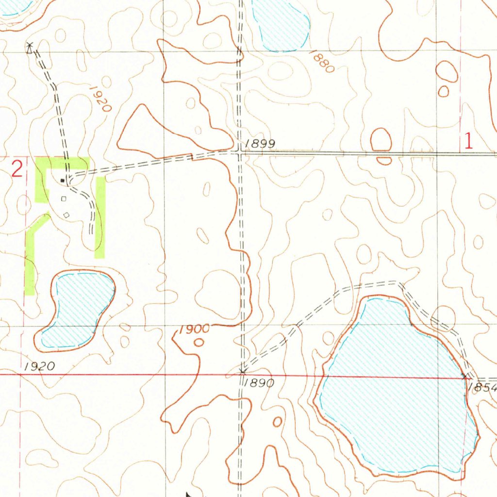 Roscoe NW, SD (1978, 24000-Scale) Map by United States Geological ...