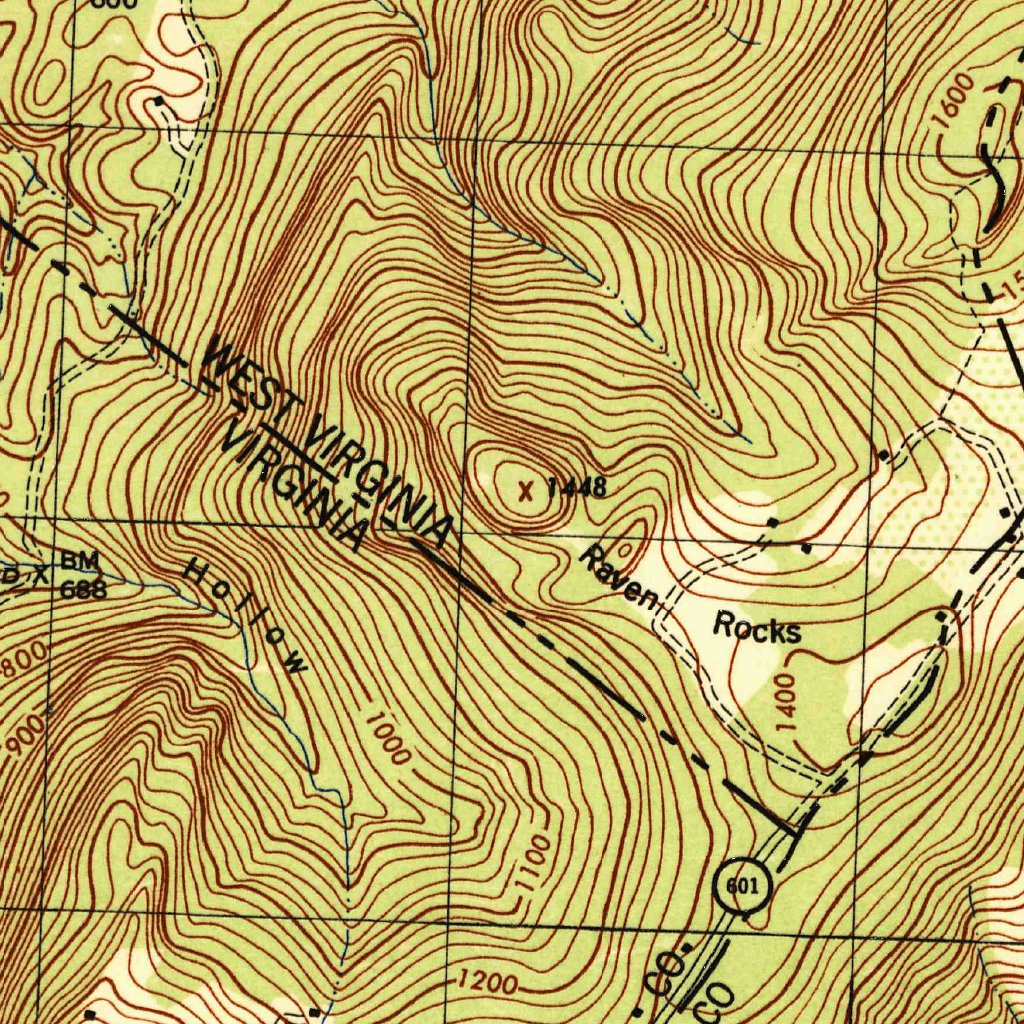 Rose Hill, VA-KY (1944, 31680-Scale) Map by United States Geological ...