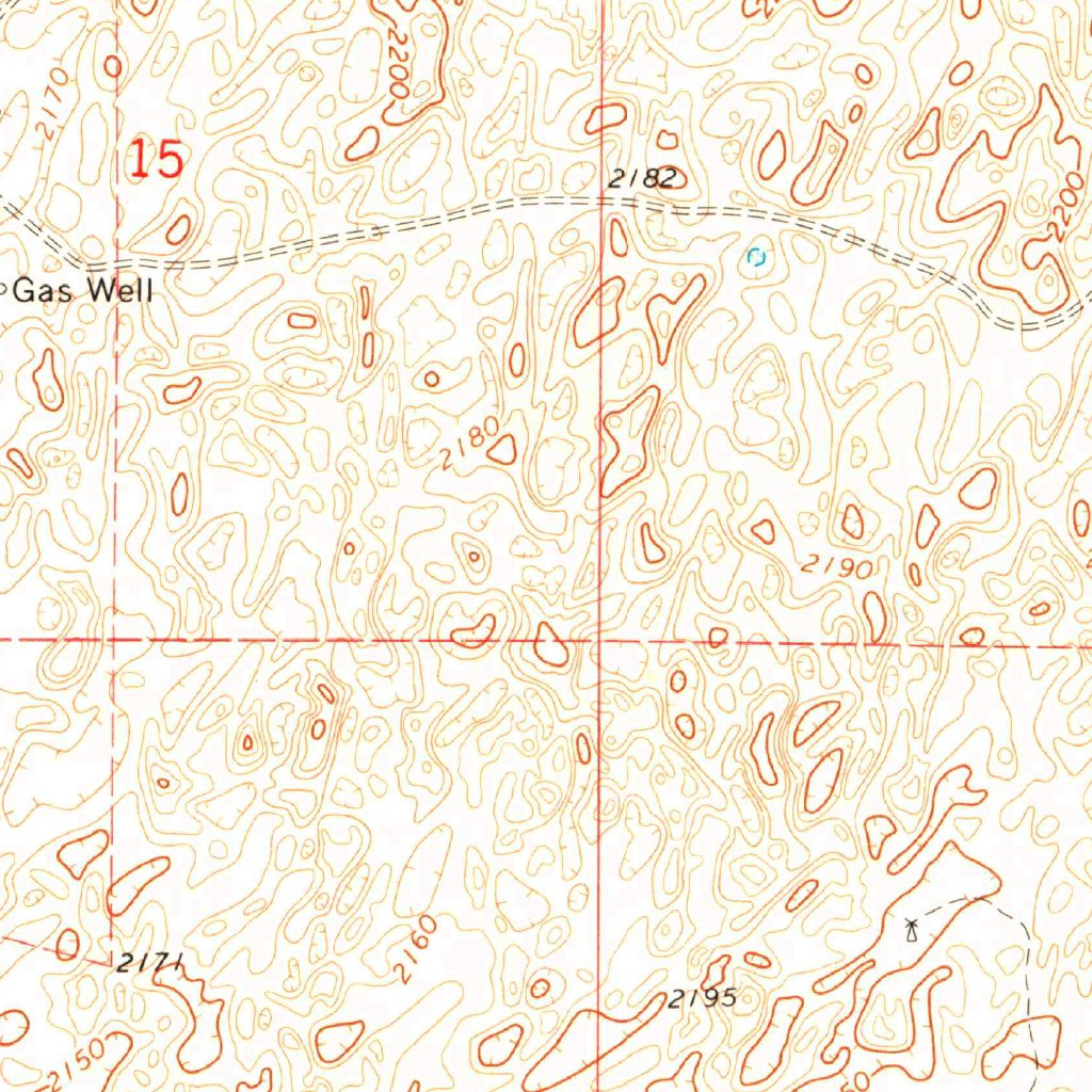 Rosston, OK (1971, 24000-Scale) Map by United States Geological Survey ...