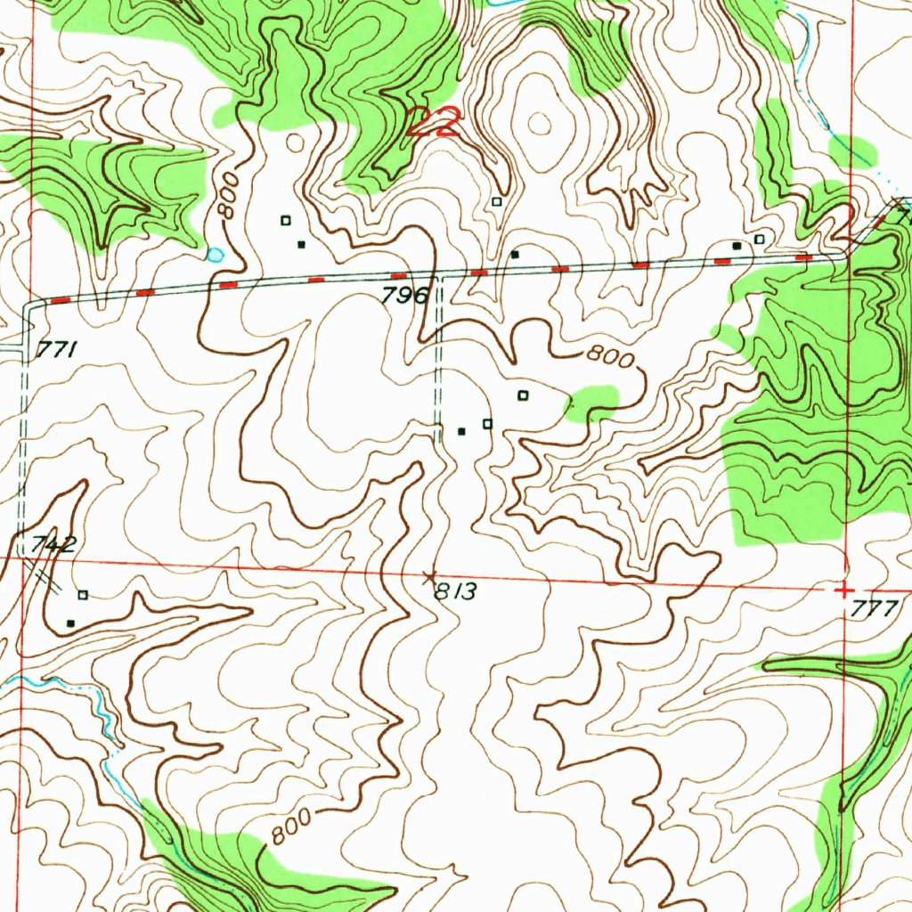 Rothville, MO (1949, 24000-Scale) Map by United States Geological ...