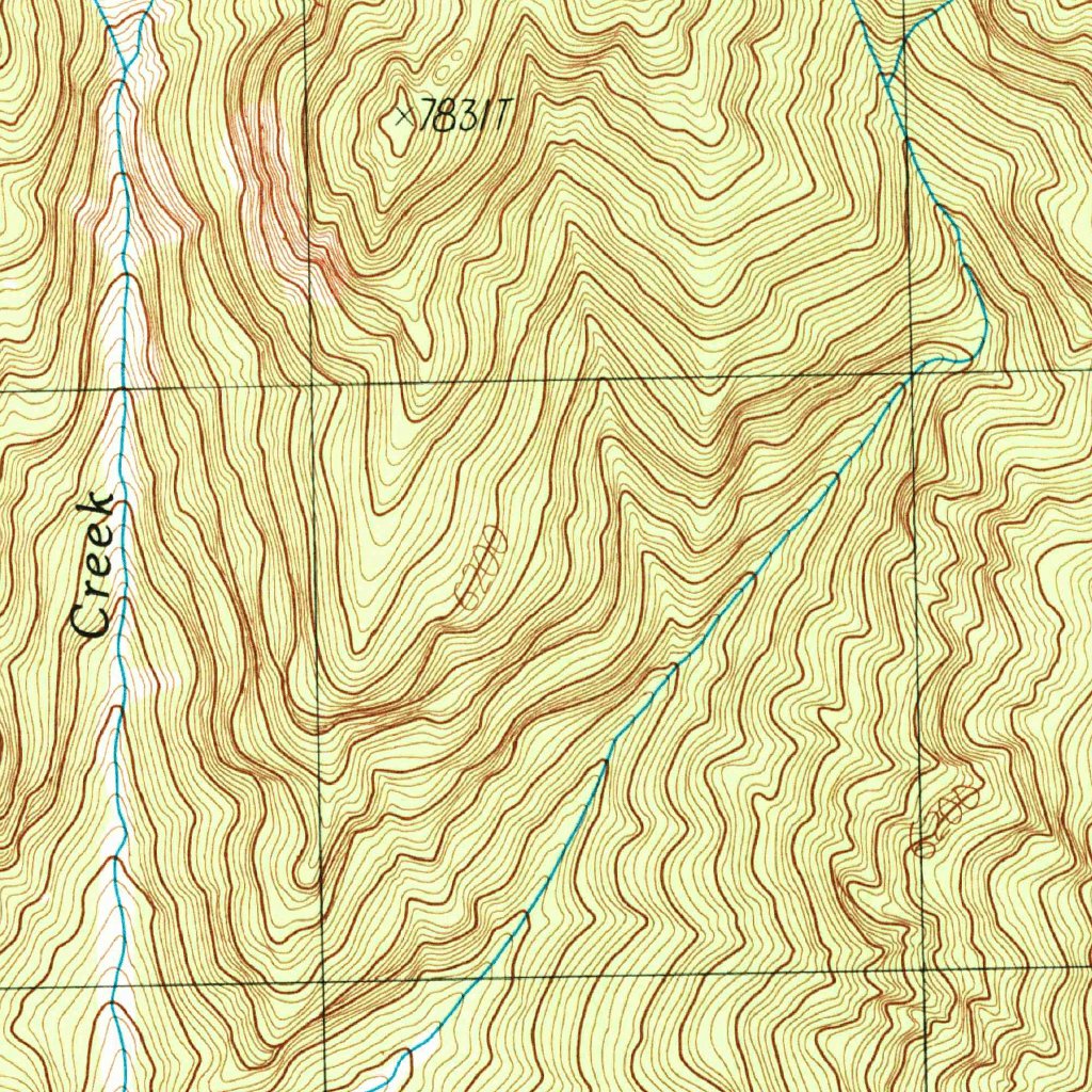 Rough Spur, CA (1986, 24000-Scale) Map by United States Geological ...