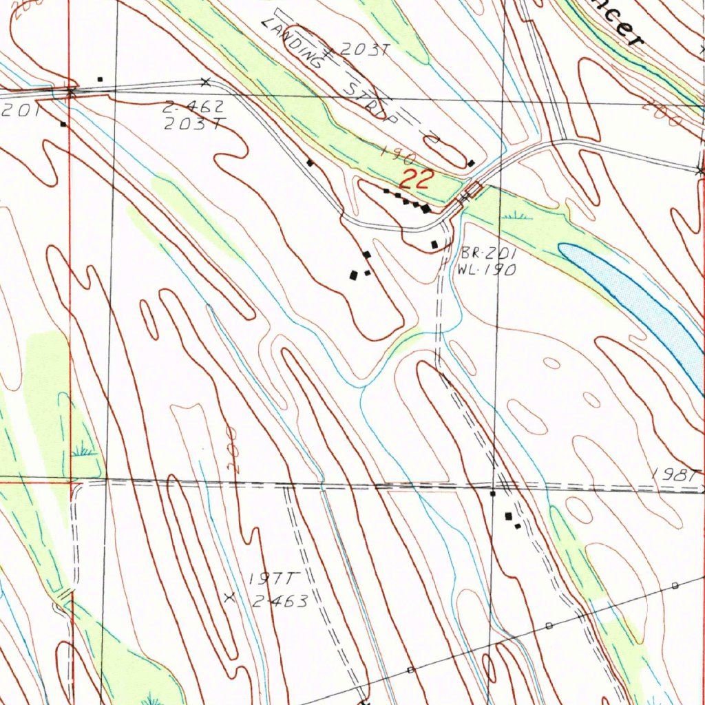 Round Pond, AR (1984, 24000-Scale) Map by United States Geological ...