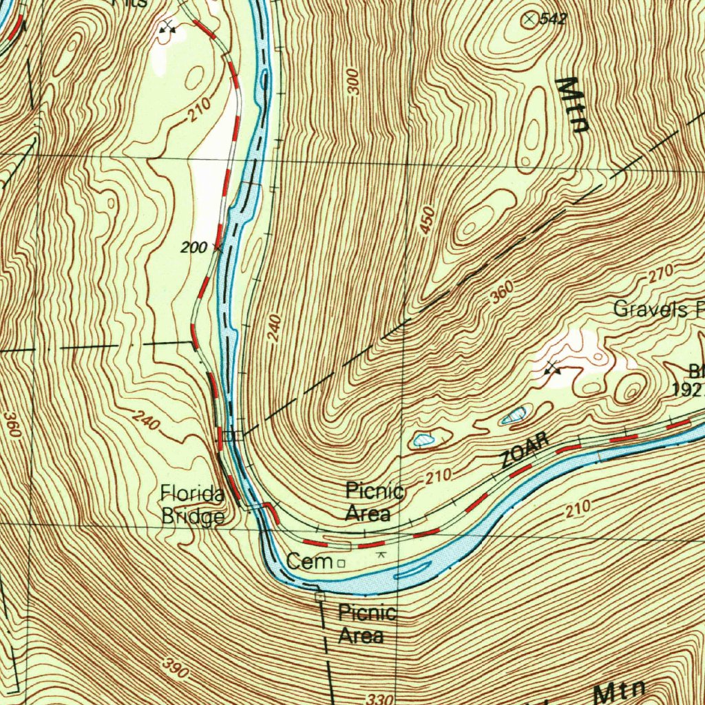Rowe, MA-VT (1998, 25000-Scale) Map by United States Geological Survey ...