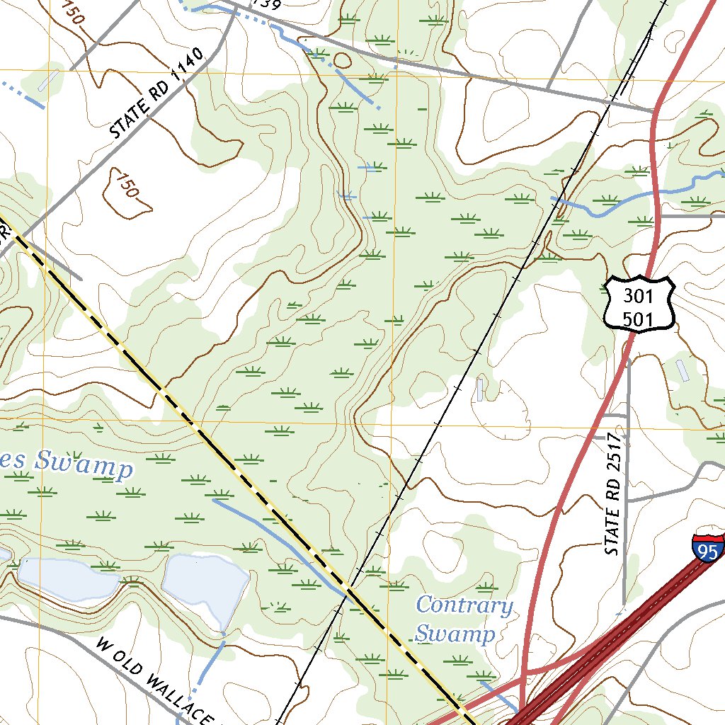 Rowland, NC (2022, 24000-Scale) Map by United States Geological Survey ...