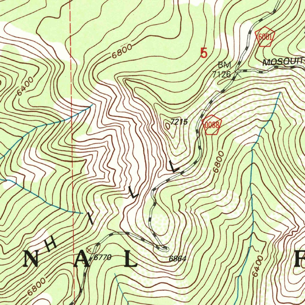 Royal Gorge, CA (2000, 24000-Scale) Map by United States Geological ...