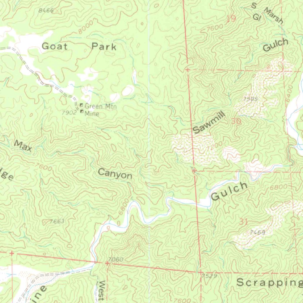 Royal Gorge, CO (1959, 62500-Scale) Map by United States Geological ...