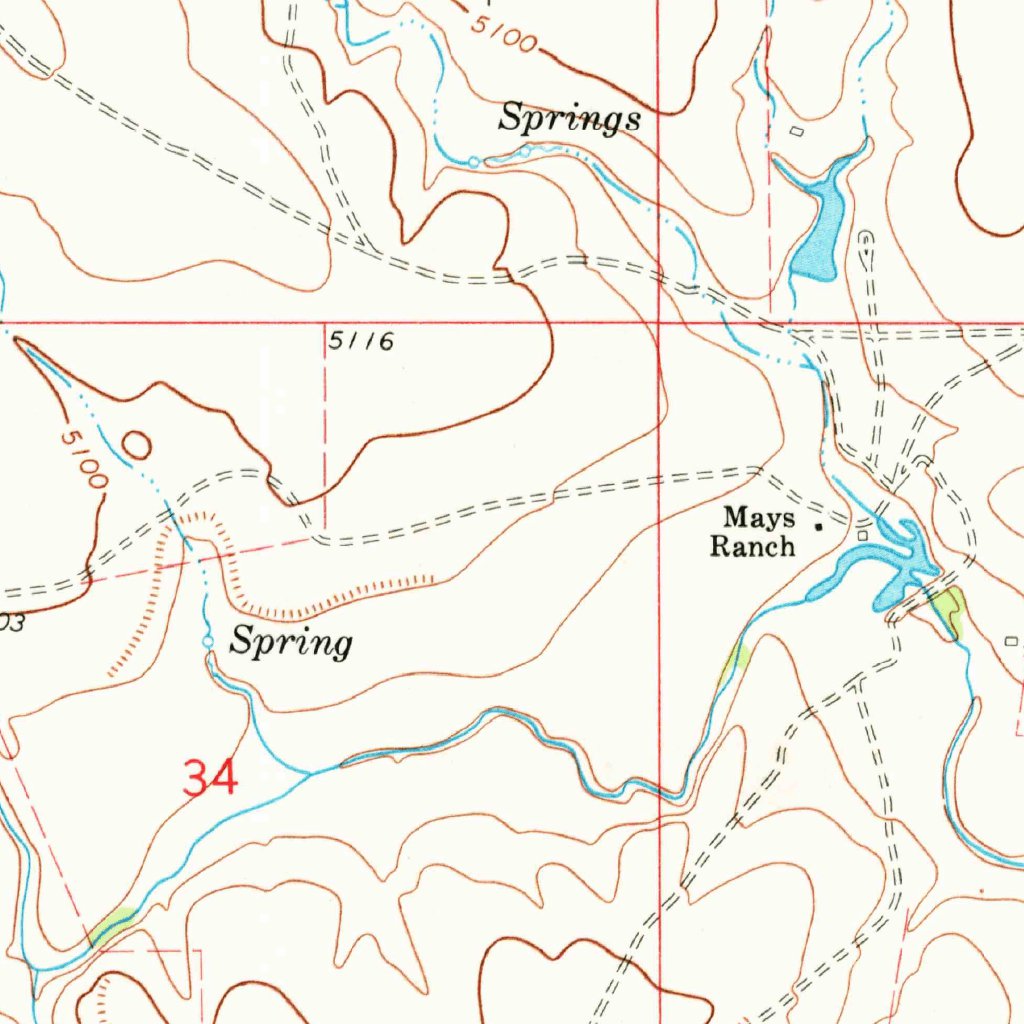 Royce, NM (1966, 24000-Scale) Map by United States Geological Survey ...