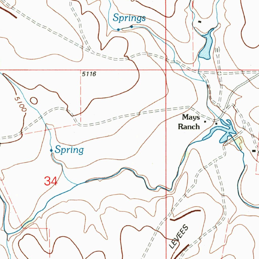 Royce, NM (1998, 24000-Scale) Map by United States Geological Survey ...