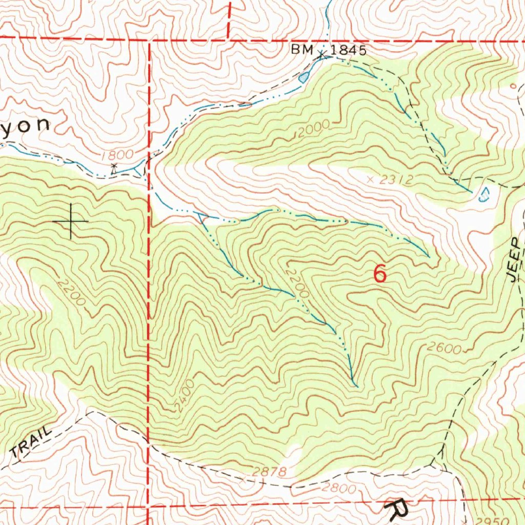 Ruby Canyon, CA (1968, 24000-Scale) Map by United States Geological ...
