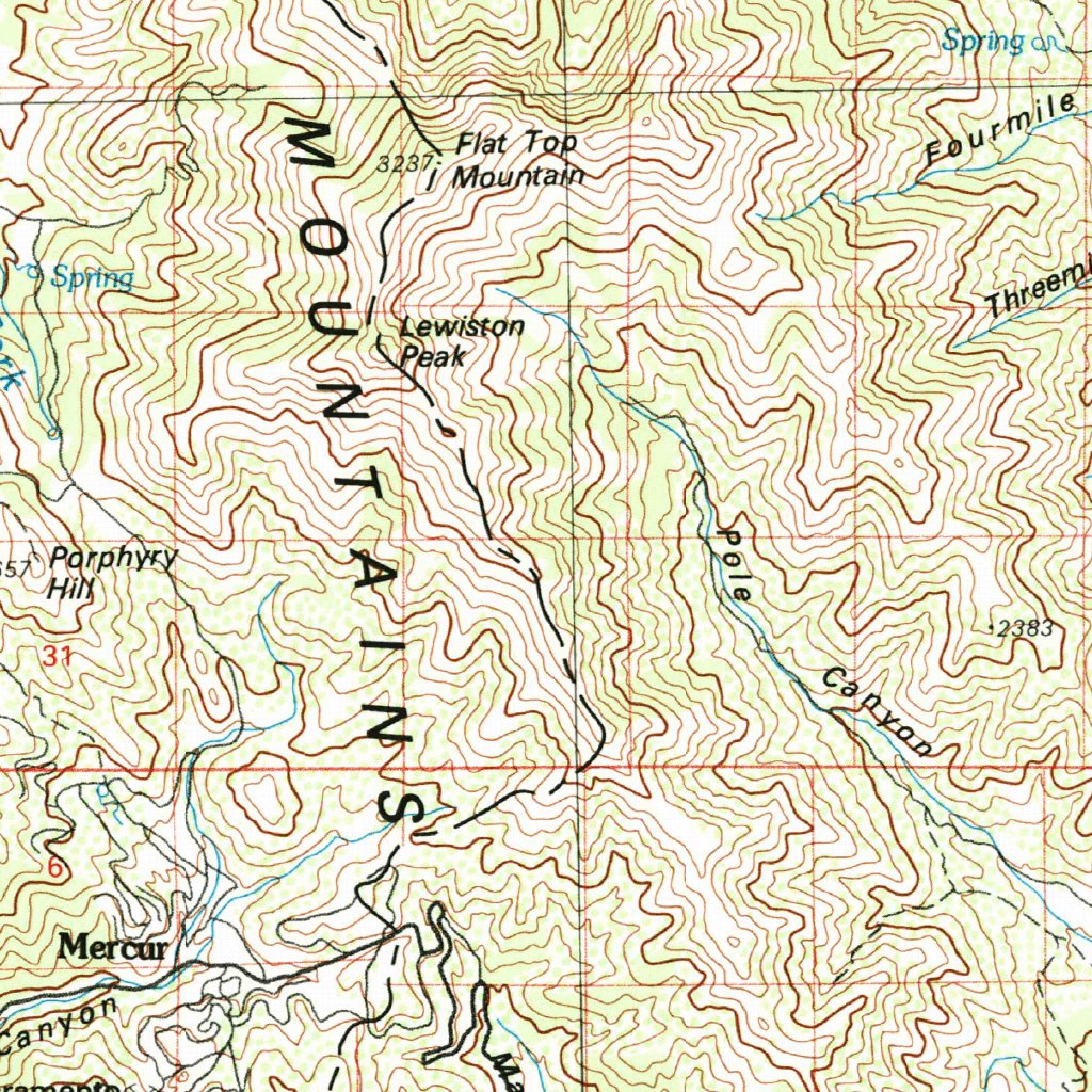 Rush Valley, UT (1979, 100000-Scale) Map by United States Geological ...