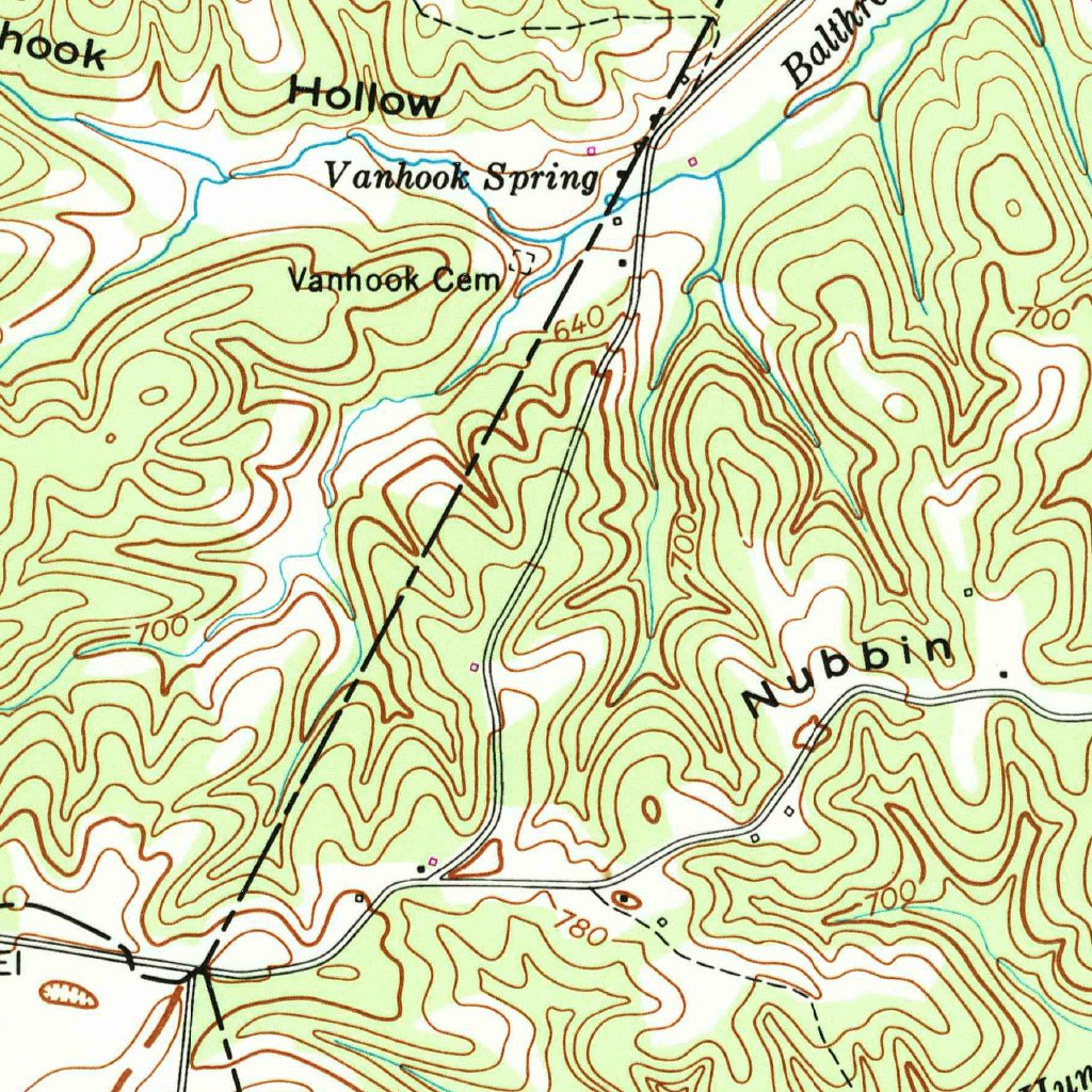 Ruskin, TN (1953, 24000-Scale) Map by United States Geological Survey ...