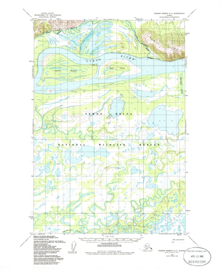 Russian Mission D-5, AK (1952, 63360-Scale) Map by United States ...