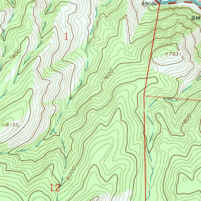 Rustic, CO (1962, 24000-Scale) Map by United States Geological Survey ...