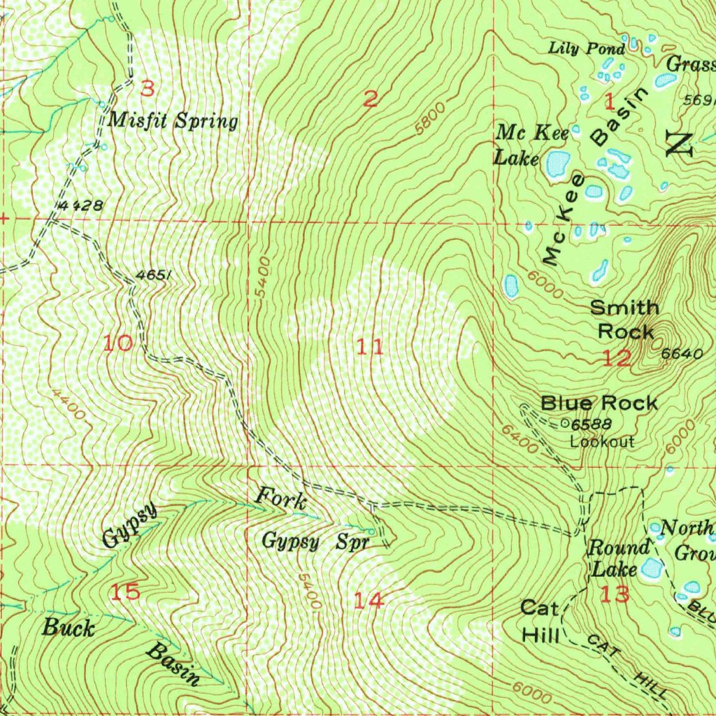 Rustler Peak, OR (1955, 62500-Scale) Map by United States Geological ...