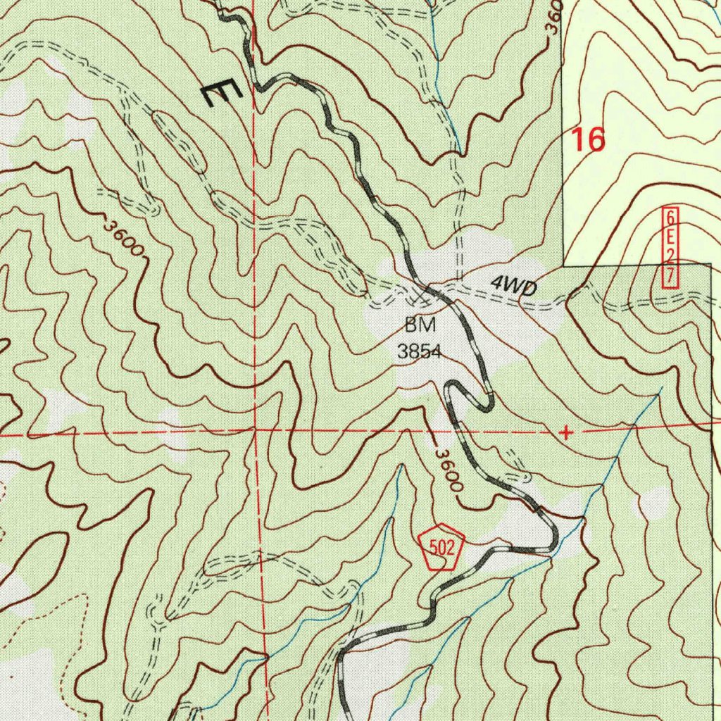Ruth Lake, CA (1997, 24000-Scale) Map by United States Geological ...