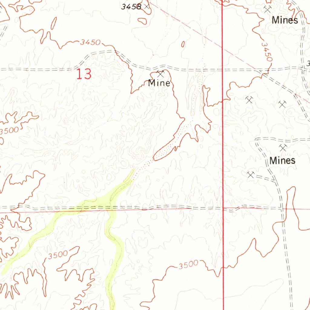 Ryan Draw, AZ (1974, 24000-Scale) Map by United States Geological ...