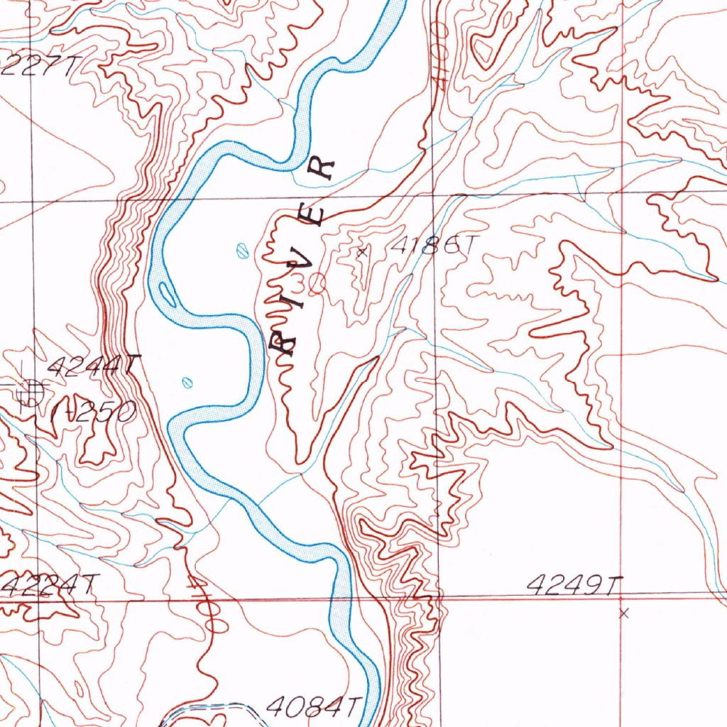 Rye Patch Dam, NV (1987, 24000-Scale) Map by United States Geological ...
