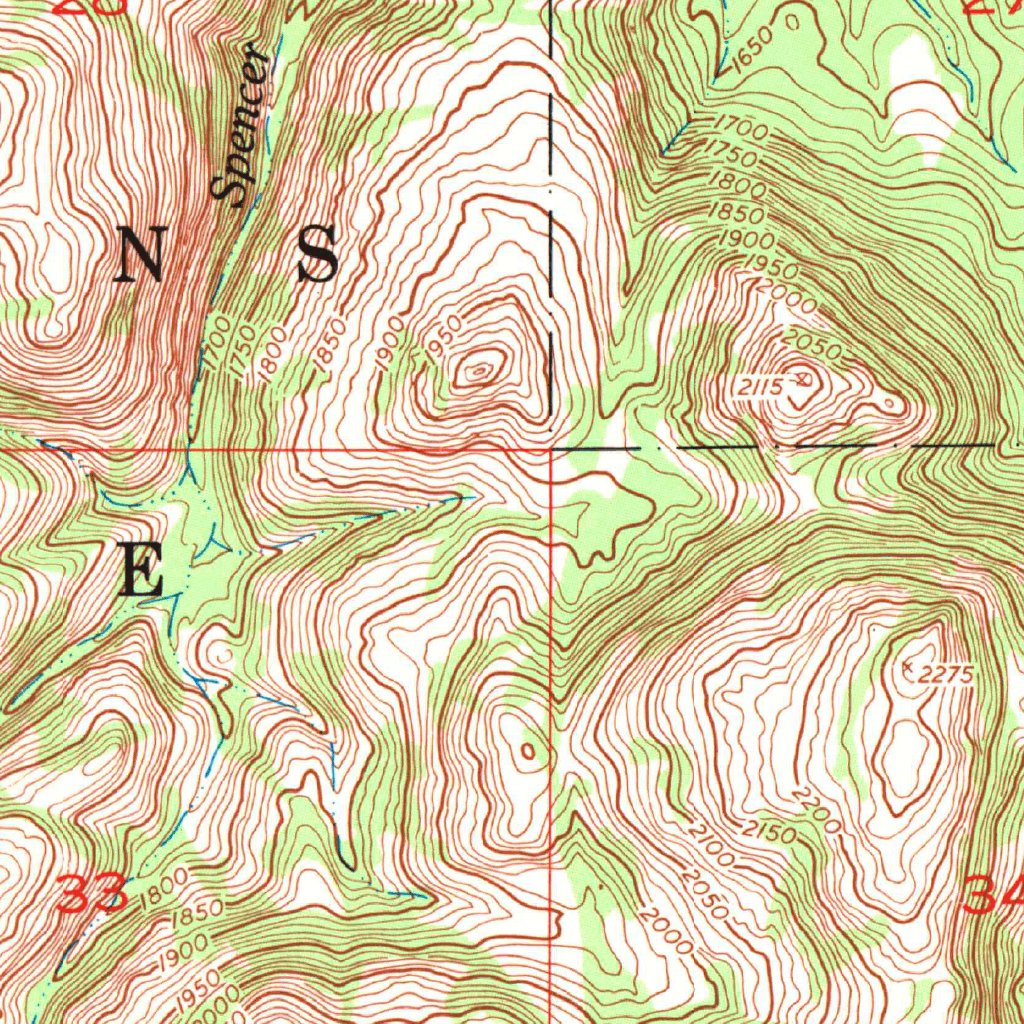 Saddle Mountain, OK (1956, 24000-Scale) Map by United States Geological ...