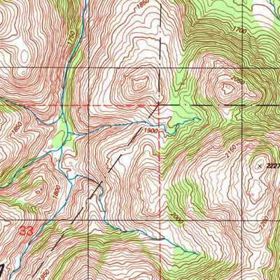 Saddle Mountain, OK (1991, 24000-Scale) Map by United States Geological ...