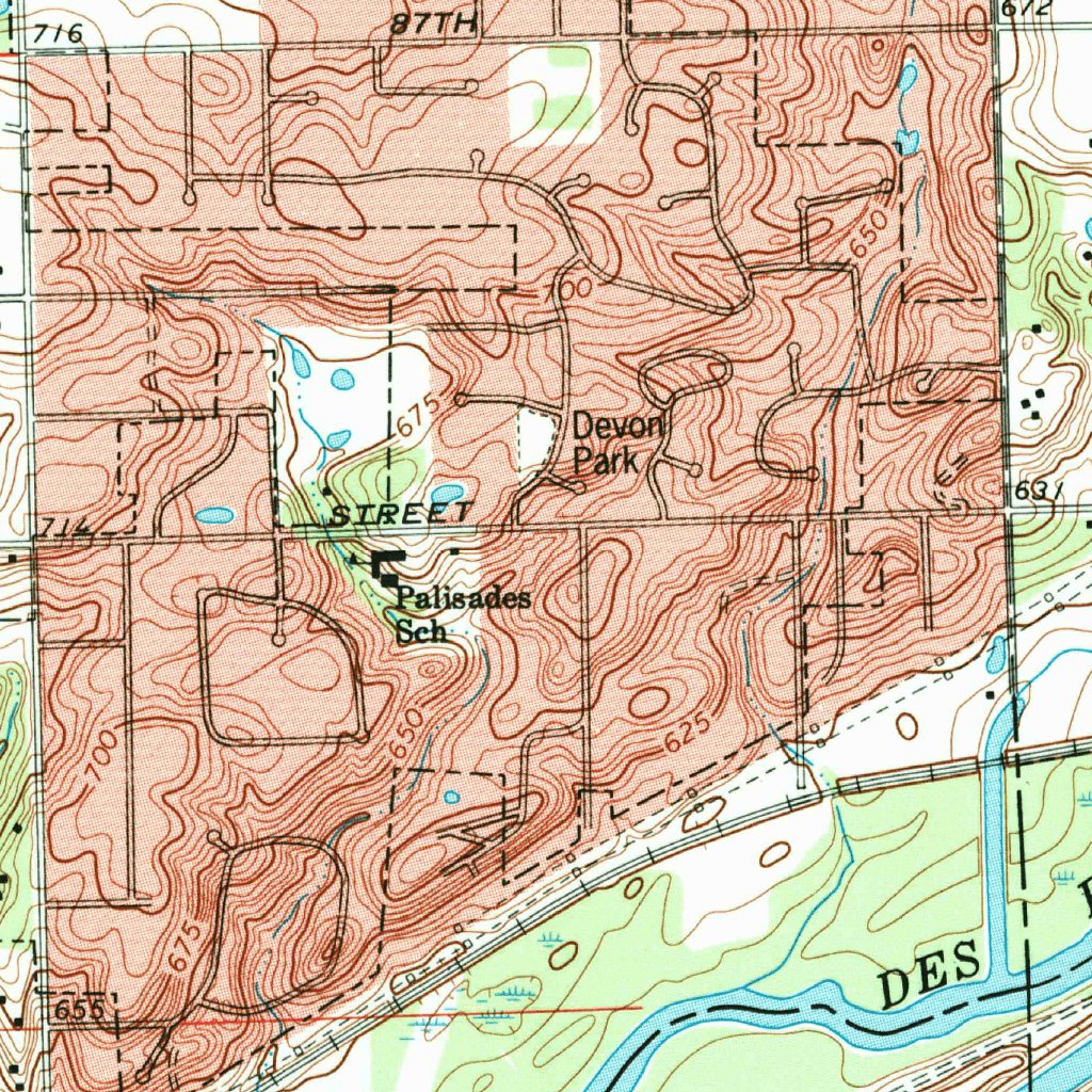 Sag Bridge, IL (1993, 24000-Scale) Map by United States Geological ...