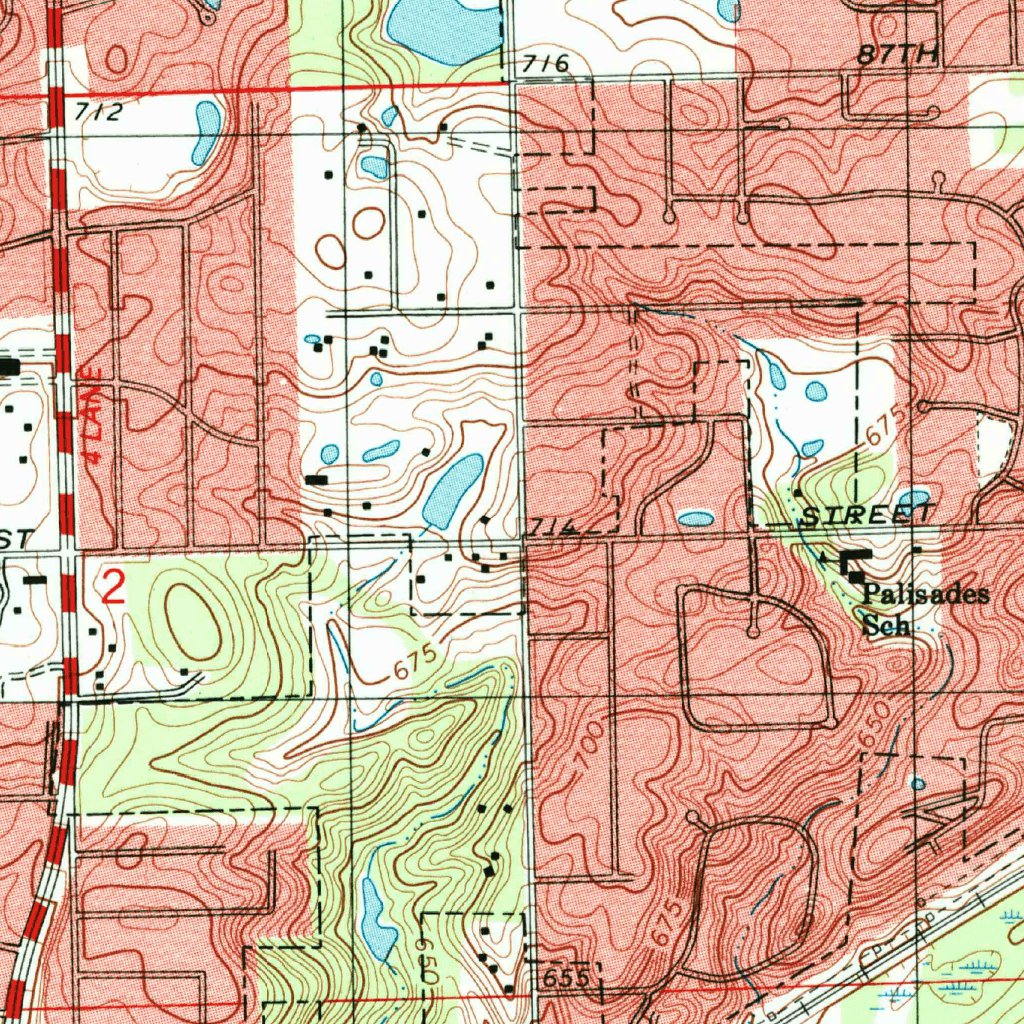 Sag Bridge, IL (1997, 24000-Scale) Map by United States Geological ...