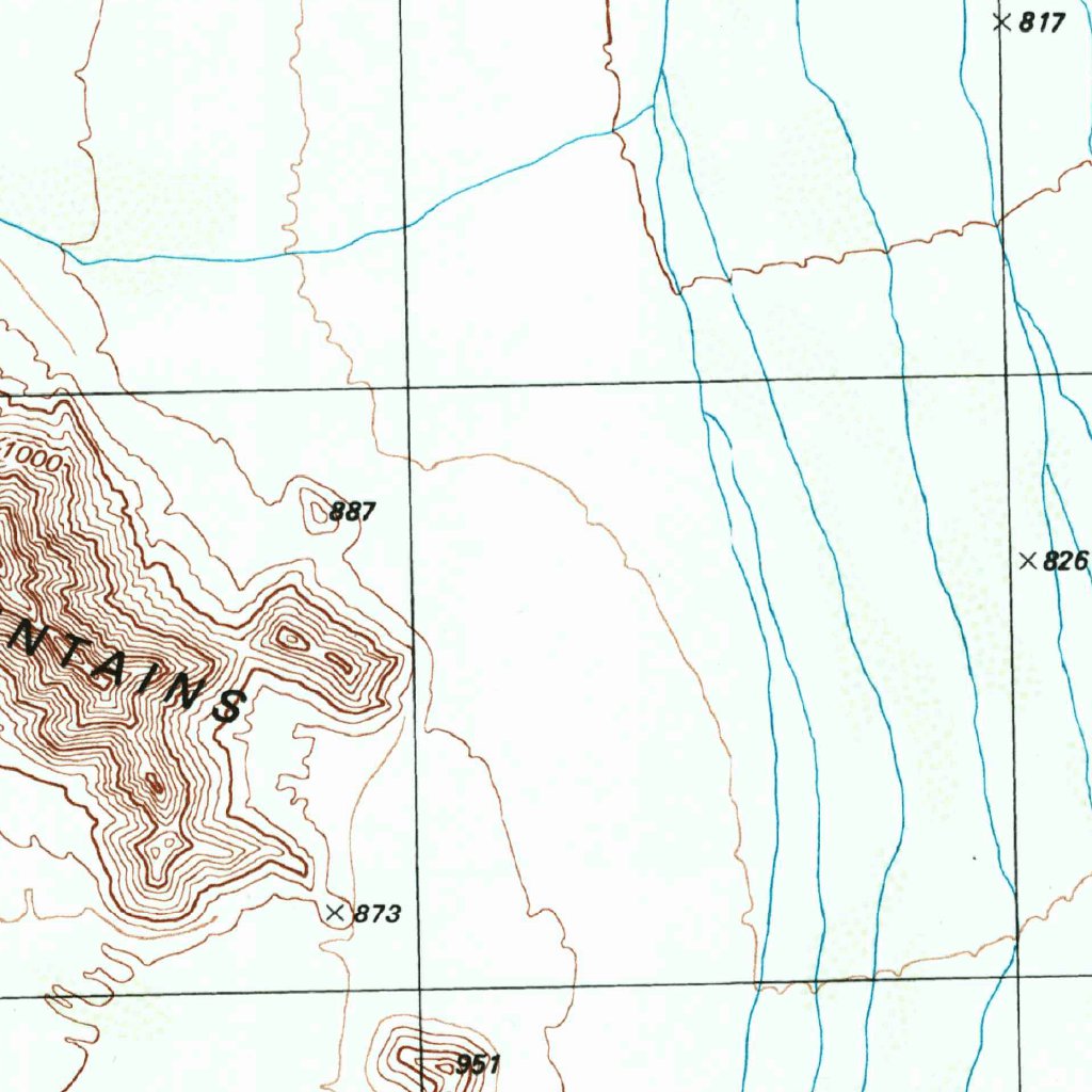 Saguaro Gap Well, AZ (1996, 24000-Scale) Map by United States ...