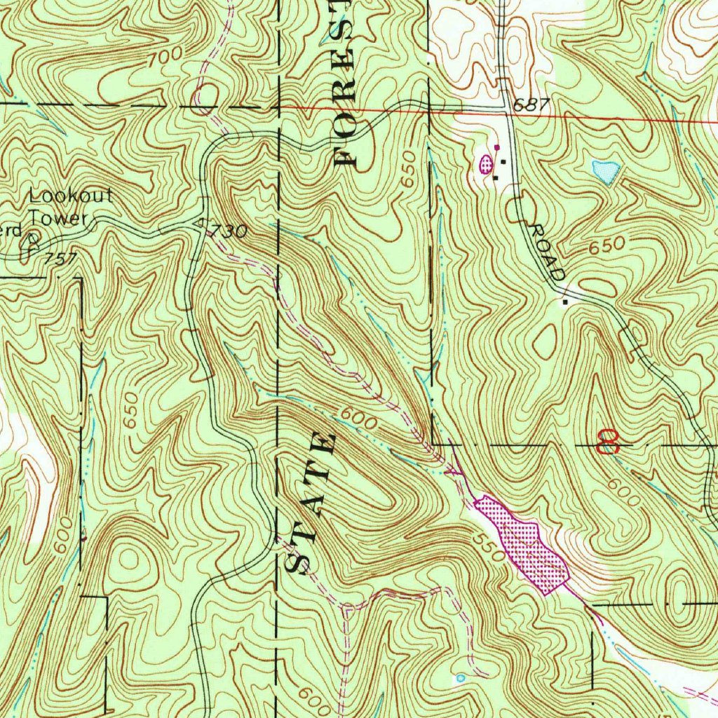 Saint Anthony, IN (1969, 24000-Scale) Map by United States Geological ...