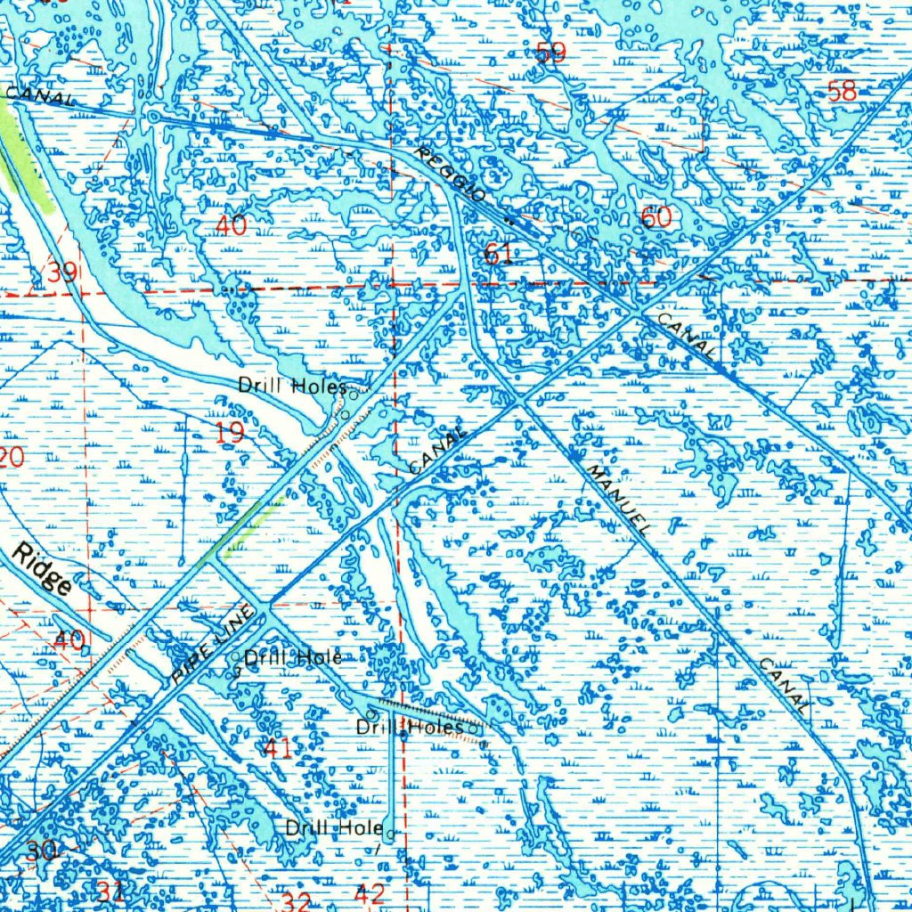 Saint Bernard, LA (1969, 62500-Scale) Map by United States Geological ...