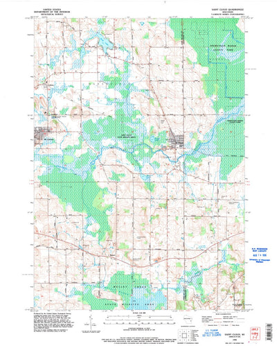 Saint Cloud, WI (1992, 24000-Scale) Map by United States Geological ...