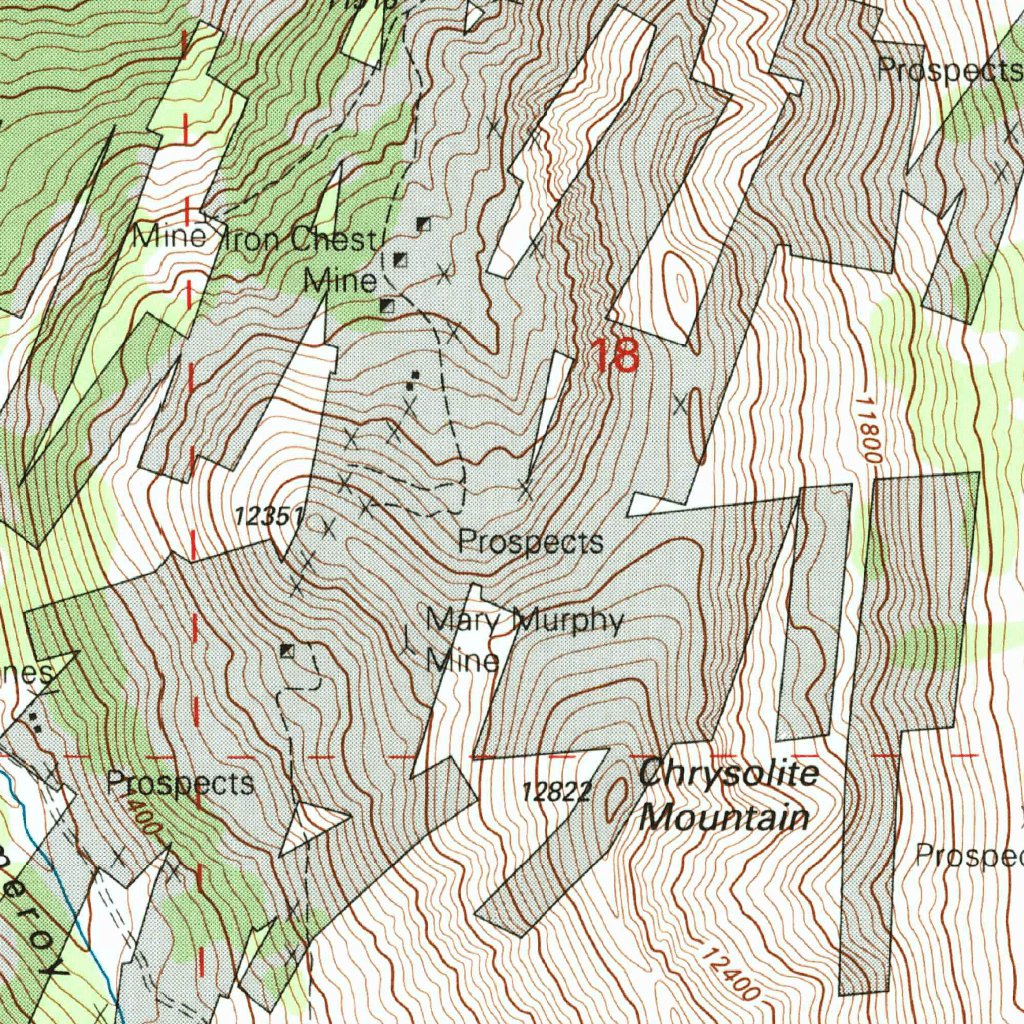 Saint Elmo, CO (1994, 24000-Scale) Map by United States Geological ...