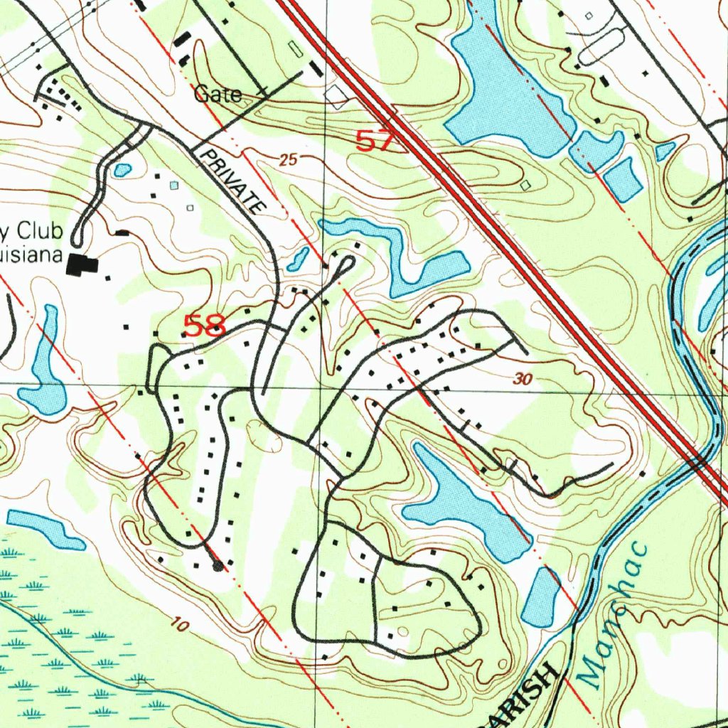 Saint Gabriel, LA (1995, 24000-Scale) Map by United States Geological ...