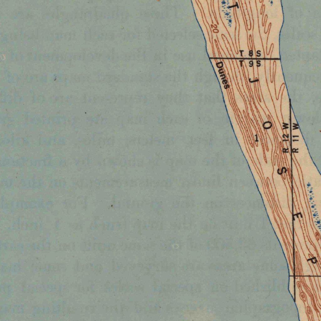 Saint Joseph Peninsula, FL (1943, 31680-Scale) Map by United States ...
