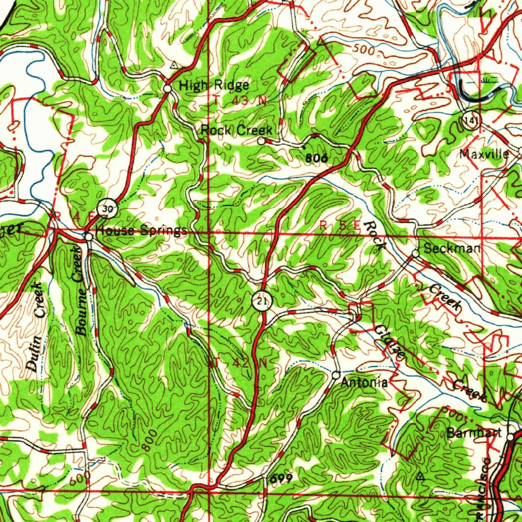 Saint Louis, MO-IL (1962, 250000-Scale) Map by United States Geological ...