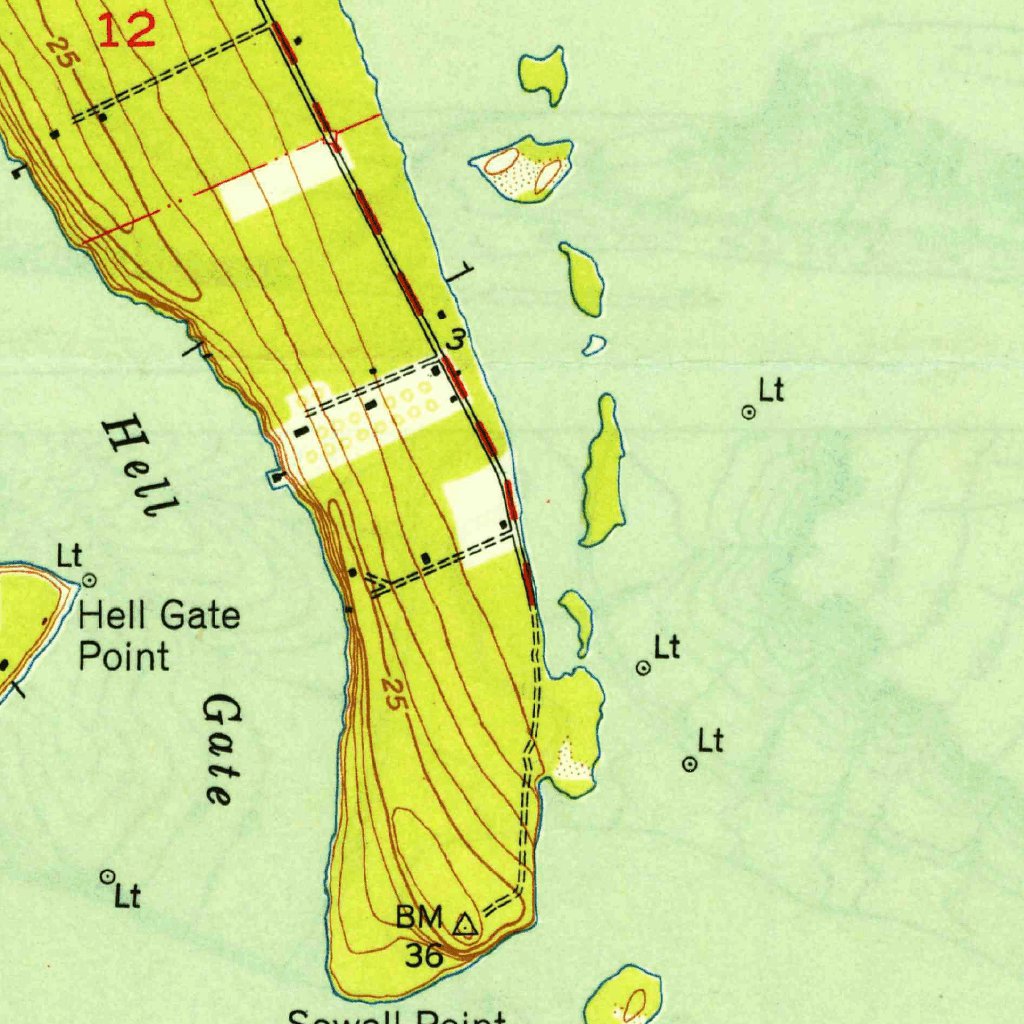 Saint Lucie Inlet, FL (1950, 24000-Scale) Map by United States ...